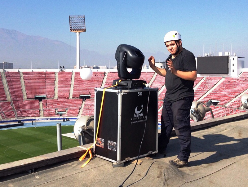 Clay Paky Mythos Supplied for Copa América Opening Ceremony | PLSN