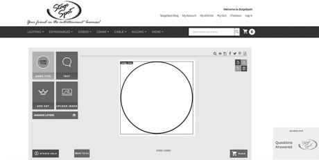 StageSpot Launches Online Custom Gobo Creator – PLSN