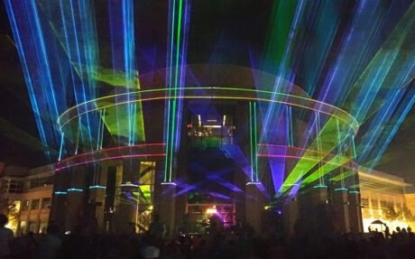 Lighting Up Buildings with Laser Projections | PLSN