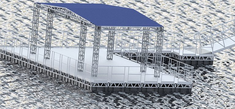 The Tyler Truss Floating Stage | PLSN
