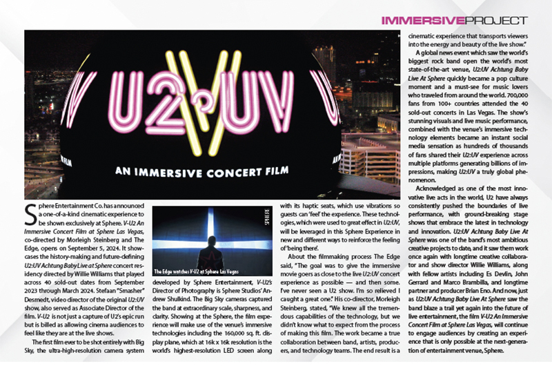 ‘V-U2’ at Sphere Las Vegas | PLSN