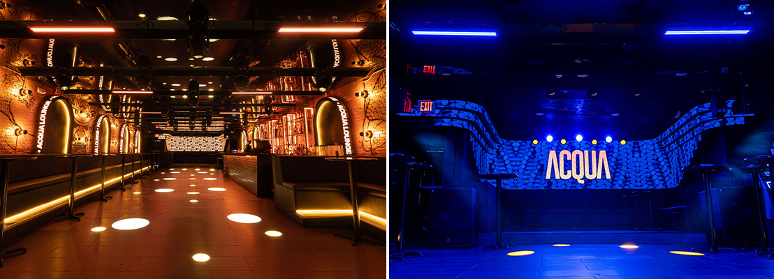 ADJ Lighting Fixtures Selected for Renovation of Acqua Lounge | PLSN