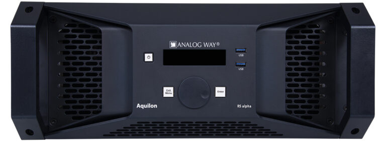 Analog Way expands its LivePremier™ series with Aquilon RS alpha | PLSN