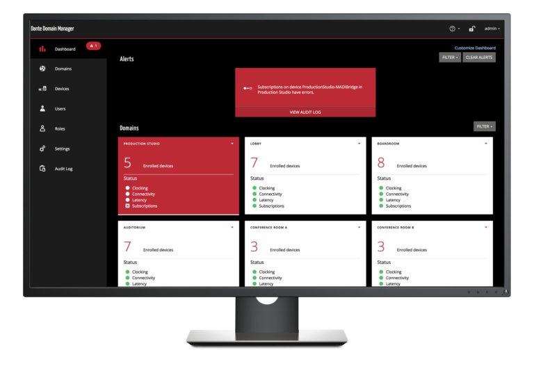 Audinate Announces Dante Domain Manager with Full Support for Dante ...