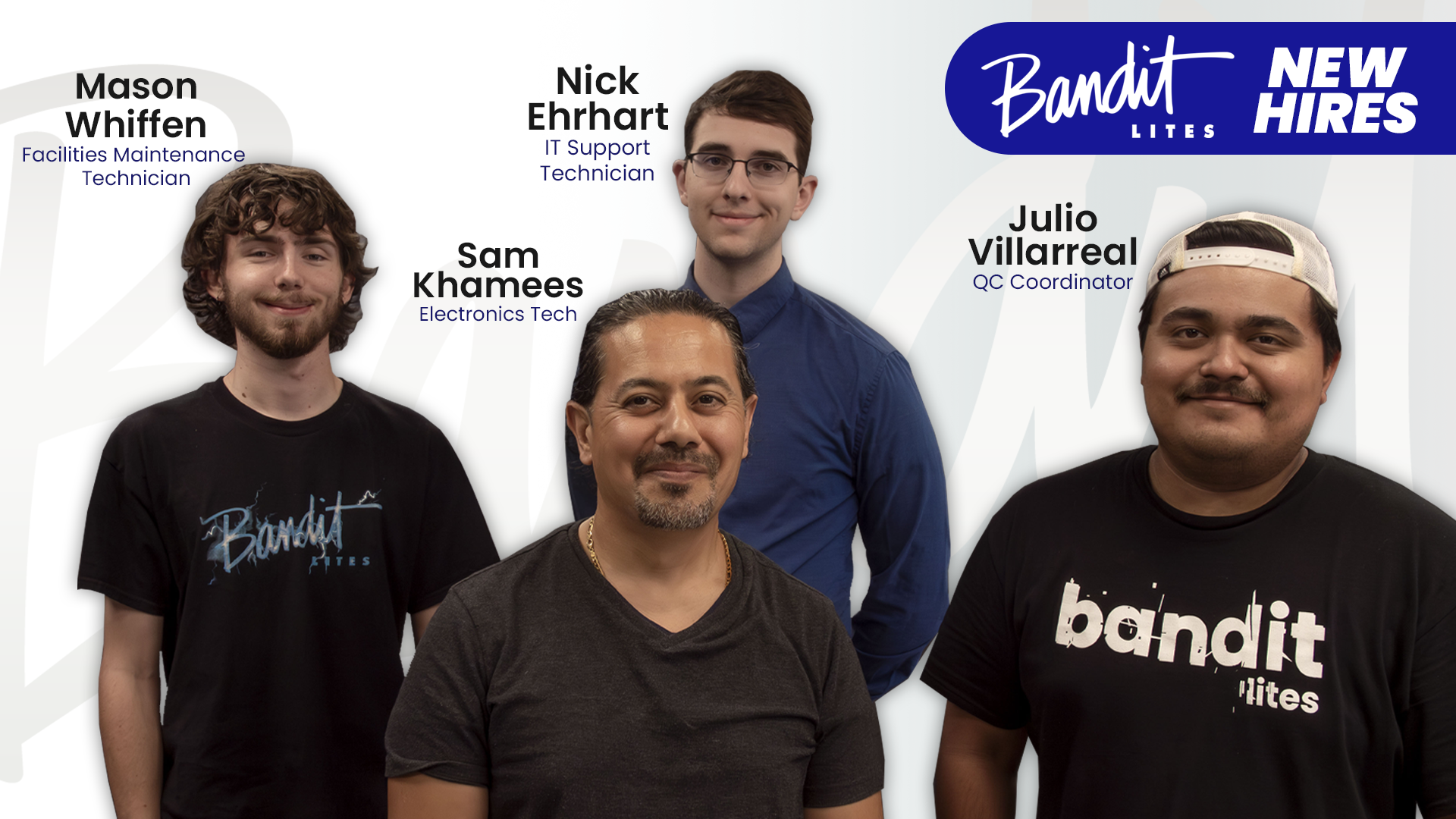 Bandit Lites Strengthens Technical and Facilities Teams | PLSN