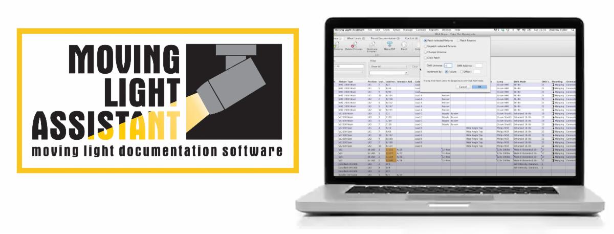 Moving Light Assistant™: Moving Light Documentation Software | PLSN