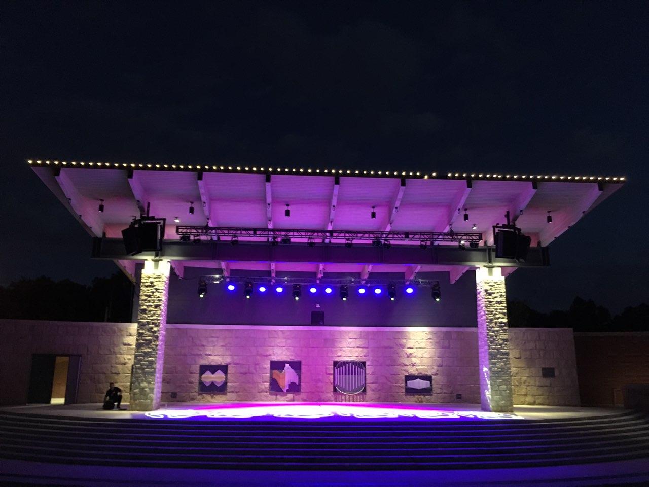 Weatherproof Elation Lighting for Federal Hill Commons Amphitheater in ...
