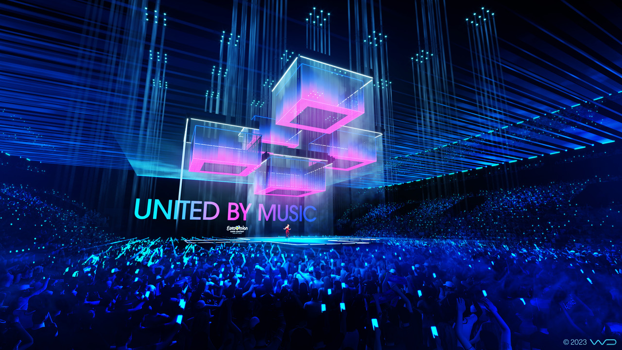 Stage and Lighting Design for ‘The Eurovision Song Contest' 2024 ...