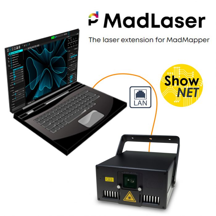 MadMapper Releases MadLaser with Native ShowNET Implementation | PLSN