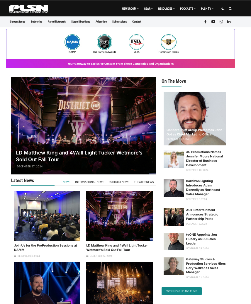 PLSN Launches New Website | PLSN