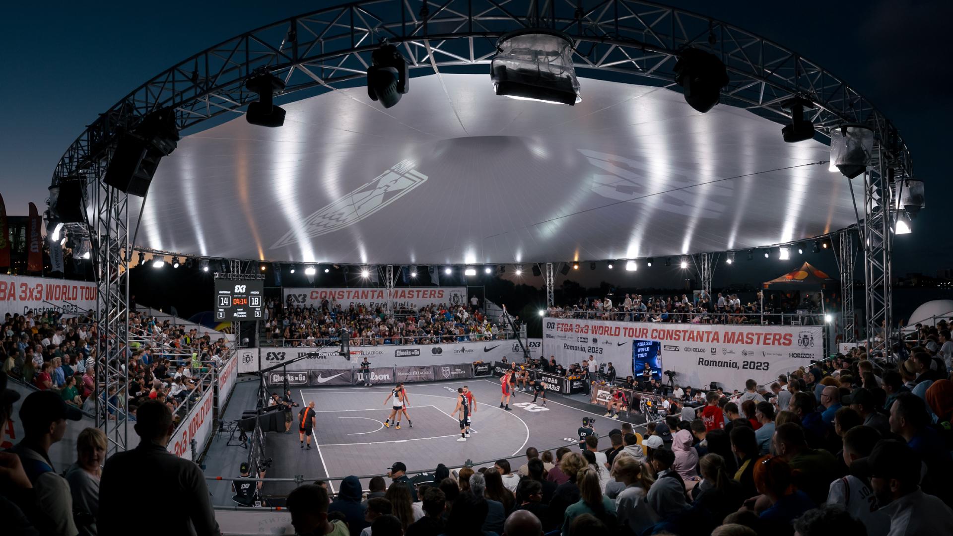 The FIBA 3x3 World Tour 2023 Illuminated by Prolights Fixtures | PLSN