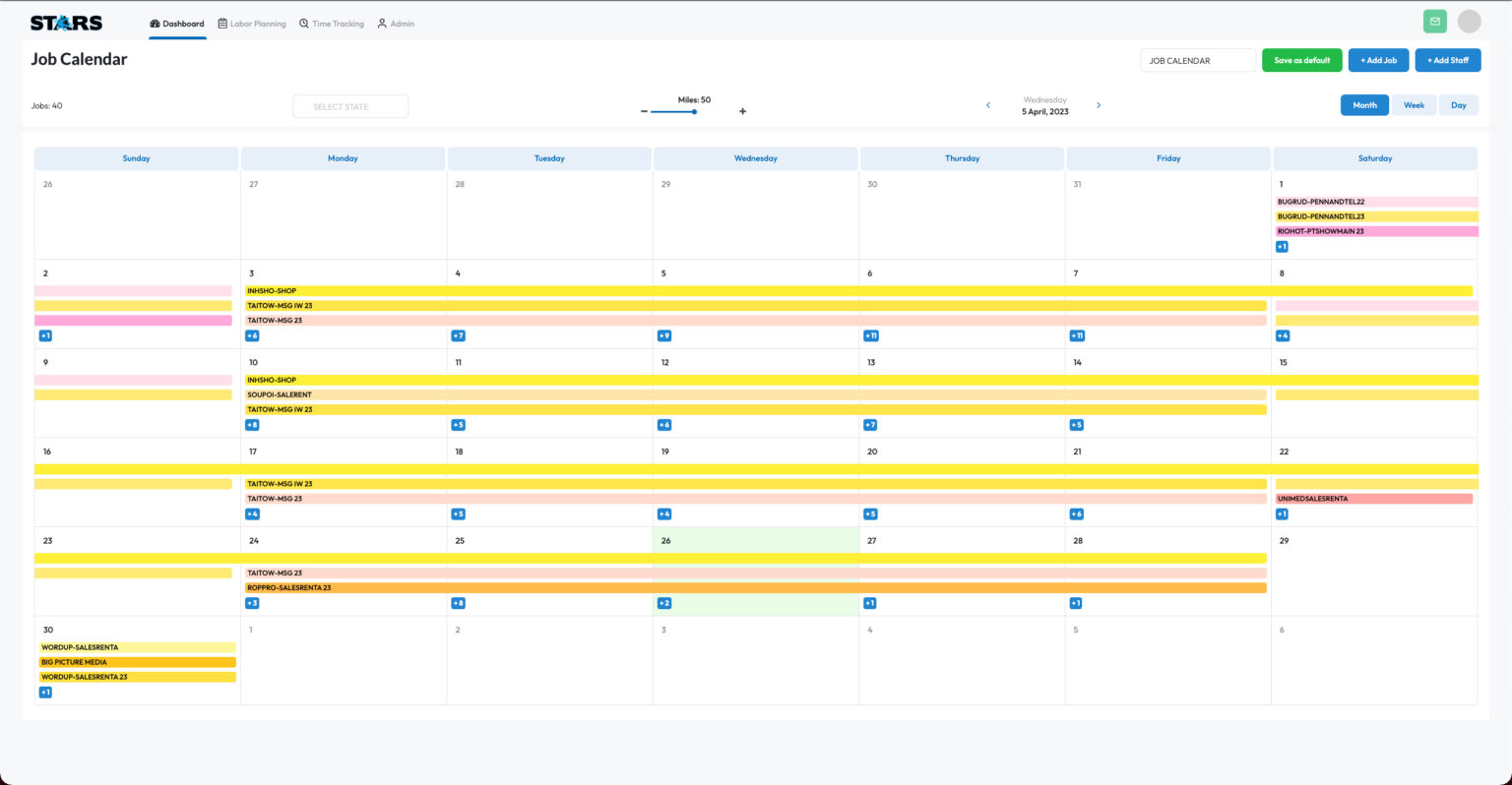 STARS Labor App | PLSN