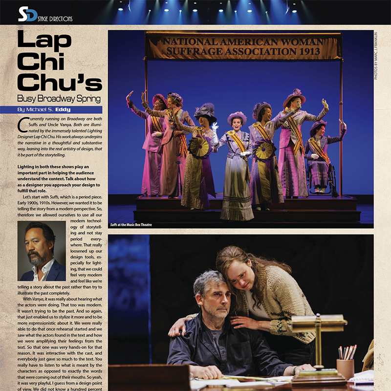 Lap Chi Chu's Busy Broadway Spring | PLSN