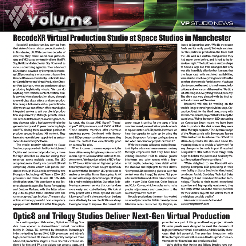 VP Studio News: RecodeXR, Optic8 and Trilogy Studios, and ‘Afterglow ...