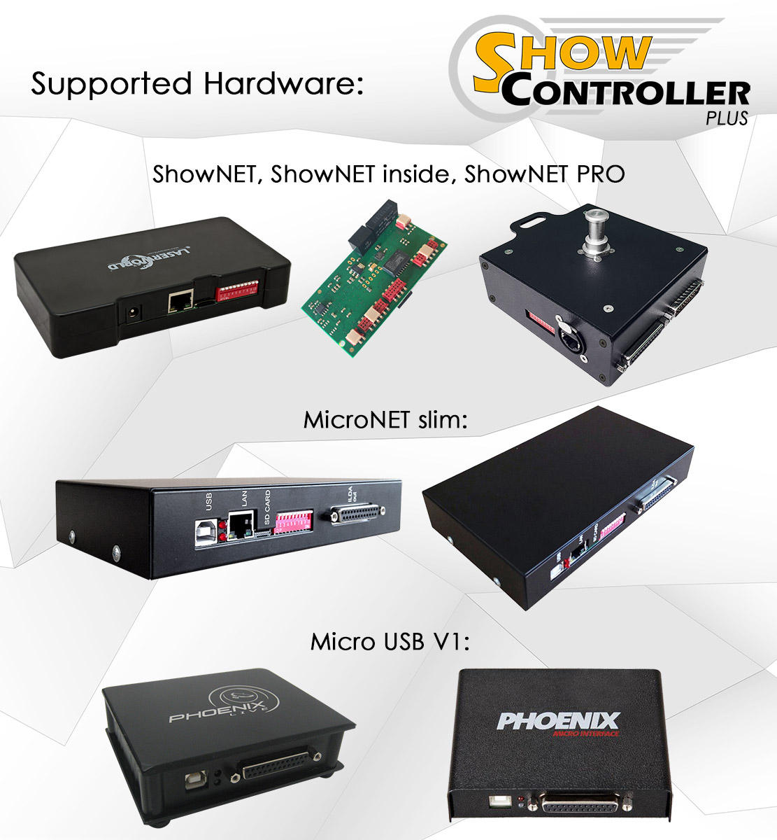 MicroNet Slim hardware for PHOENIX Showcontroller supported by new ...