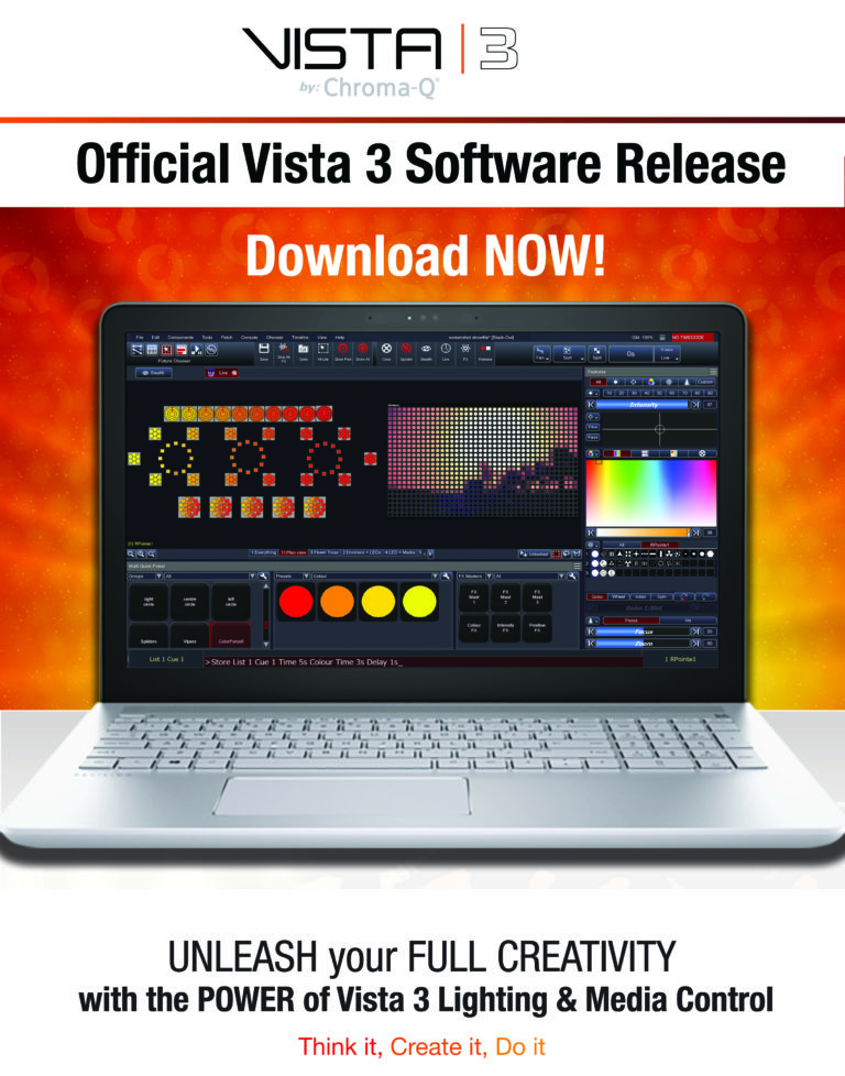 A New Dawn Arrives with the Worldwide Launch of Vista 3 by Chroma-Q | PLSN